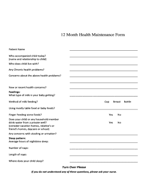 Fillable Online 12 month form 8-2013.docx Fax Email Print - pdfFiller