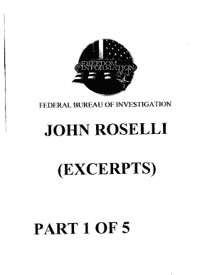 Fillable Online John (Handsome Johnny) Roselli Part 1 of 12 Fax Email ...