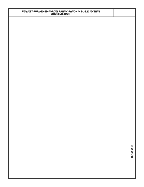 Fillable Online DD Form 2536, Request for Armed Forces Participation in ...