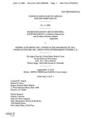 Fillable Online No. 11-2085 Fax Email Print - pdfFiller