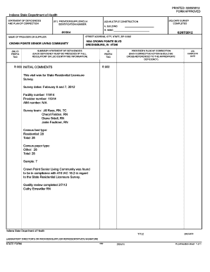 Fillable Online 1034 CROWN POINTE BLVD Fax Email Print - pdfFiller