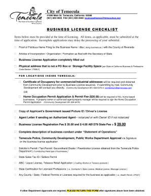 Fillable Online Business License Application Packet (PDF) Fax Email ...