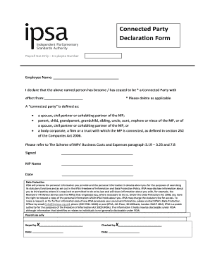 Fillable Online Connected Party Fax Email Print - pdfFiller