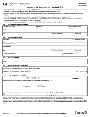 Fillable Online Fill out this form if you are a registered pension plan ...