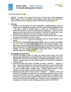 Fillable Online Standard Contract Boilerplate Fax Email Print - pdfFiller