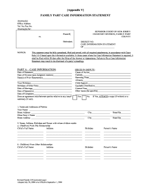 Fillable Online Family Workers Case Study 1 Fax Email Print - pdfFiller