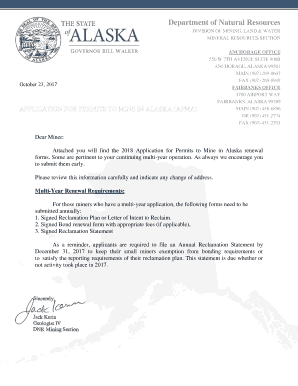 Fillable Online dnr alaska 550 W 7TH AVENUE SUITE 900B Fax Email Print ...