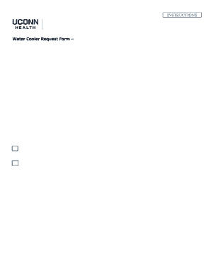 Fillable Online INSTRUCTIONS Water Cooler Request Form - Logistics ...