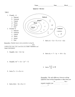 Fillable Online Quarter 1 review.docx Fax Email Print - pdfFiller