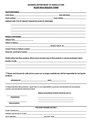 Fillable Online agr georgia ACCM Request Form Fax Email Print - pdfFiller