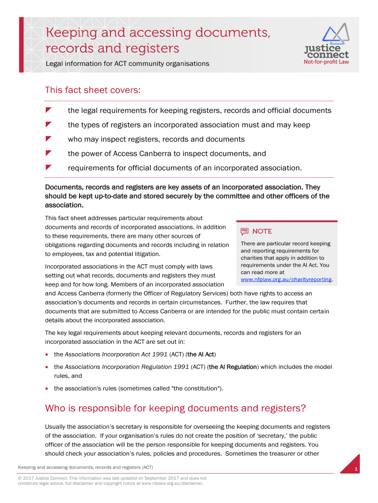 Fillable Online This fact sheet covers: the legal requirements for ...