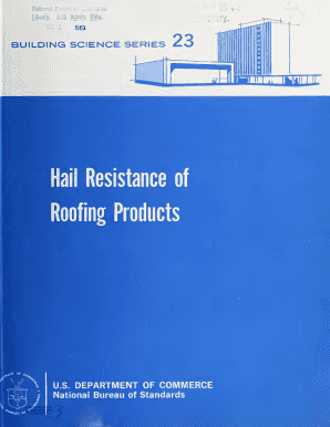Fillable Online Hail resistance of roofing products Fax Email Print ...