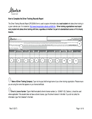 Fillable Online How to complete the driver training records Fax Email ...