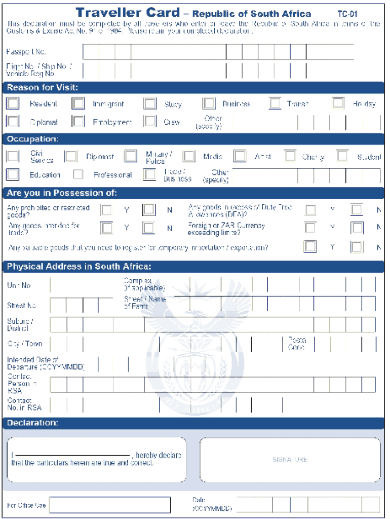 Download TC-01 Form - Corporate Traveller: Fill out & sign online | DocHub