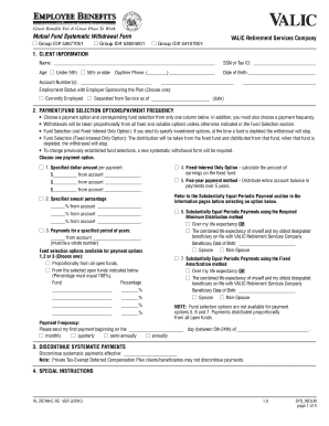 Fillable Online valic systematic withdrawal form Fax Email Print ...