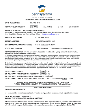 Fillable Online RTK UAJA Template.docx Fax Email Print - pdfFiller