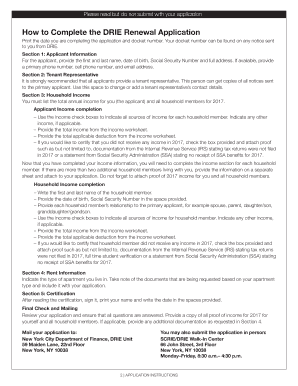 Fillable Online How to Complete the DRIE Renewal Application Fax Email ...