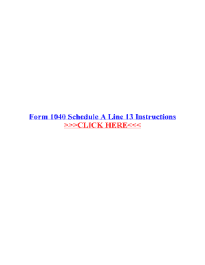 Fillable Online Form 1040 Schedule A Line 13 Instructions Fax Email ...