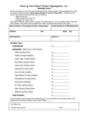 Fillable Online STO Donation Forms Fax Email Print - pdfFiller