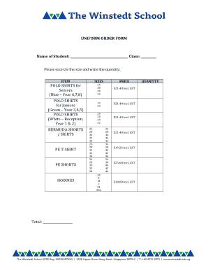 Fillable Online Name of Student: Class: Fax Email Print - pdfFiller