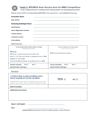 Fillable Online MRI/MRA Scan Review form - WordPress.com Fax Email ...