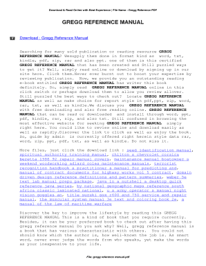 Gregg Reference Manual Online - Fill Online, Printable, Fillable, Blank ...
