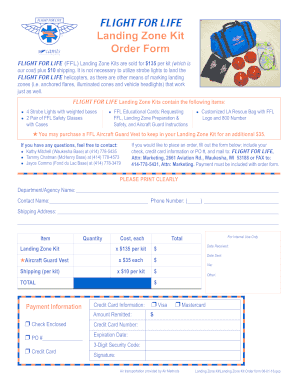 Fillable Online Landing Zone Kit Fax Email Print - pdfFiller