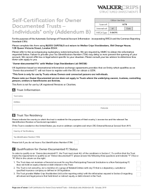Fillable Online Information for investors - Walker Crips Fax Email ...