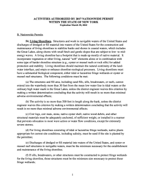 Fillable Online Structures and work in navigable waters of the United ...