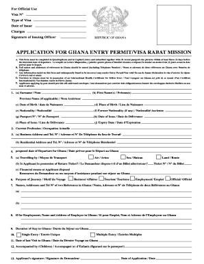 Fillable Online Visa Application Form - Moroccan Consulate Fax Email ...