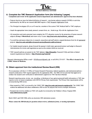 Fillable Online TMC-Research-Application-Form Fax Email Print - pdfFiller