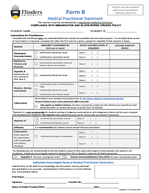 Fillable Online Form B: Medical Practitioner Statement Fax Email Print - pdfFiller
