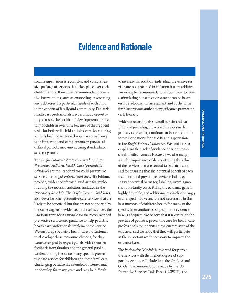 Fillable Online Bright Futures Guidelines and Pocket Guide Fax Email ...