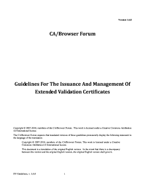 Fillable Online Extended Validation Certificates Fax Email Print ...