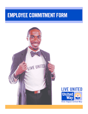 Fillable Online EMPLOYEE COMMITMENT FORM Fax Email Print - pdfFiller