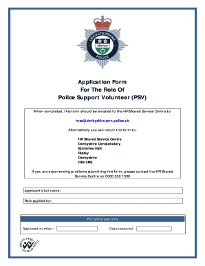 Fillable Online leics police Putting you at the heart of policing ...