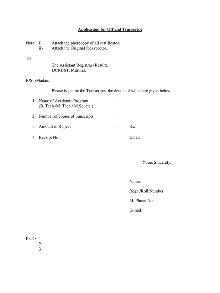Fillable Online dcrust transcript Fax Email Print - pdfFiller