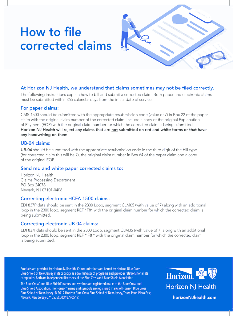 Horizon Inquiry Request And Adjustment Form - Fill Online, Printable ...