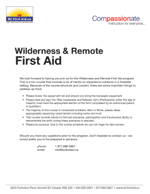 Fillable Online First Aid Requirements - Infrastructure Health & Safety ...