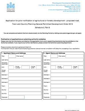 Fillable Online Alteration of an existing road or highway: Fax Email ...