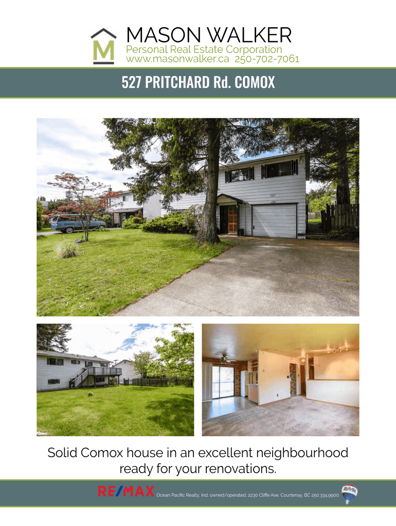 Fillable Online MASON WALKER Fax Email Print - pdfFiller