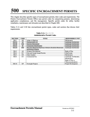 Fillable Online caltranss encroachment permit Fax Email Print - pdfFiller