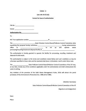 Goa Pollution Control Board Online Application - Fill Online, Printable ...