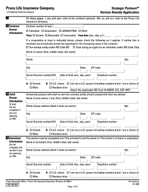 Fillable Online Pruco Life Insurance Company, Fax Email Print - pdfFiller