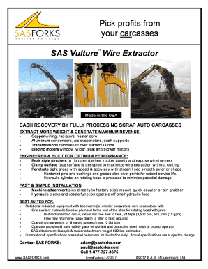 Fillable Online Pick profits from your carcasses - SAS Forks Fax Email ...