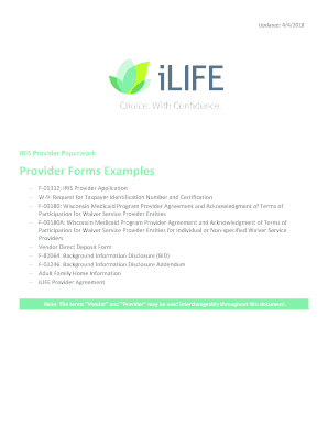 Fillable Online Vendor Direct Deposit Authorization Form - iLIFE Fax ...