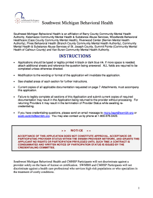 Fillable Online FACILITY INITIAL CREDENTIALING APPLICATION Fax Email Print - pdfFiller