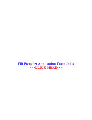 Fillable Online Fill Passport Application Form India - WordPress.com ...