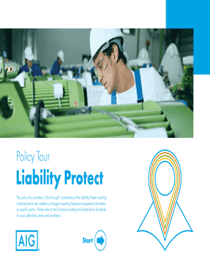Fillable Online Policy Tour Fax Email Print - pdfFiller