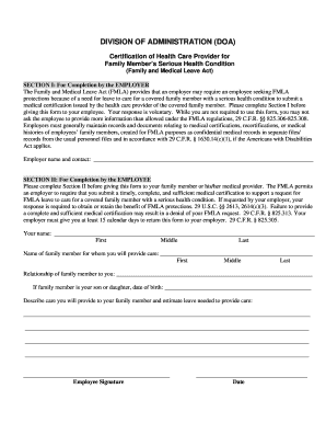 Fillable Online DOA Forms and Policies - Division of Administration ...